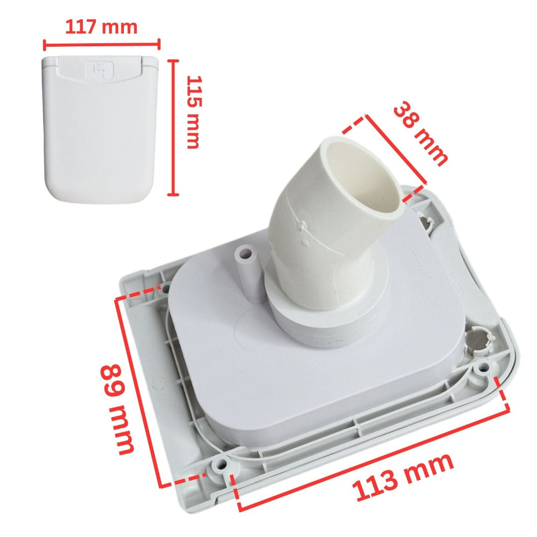 Fresh Water Tank Locking Inlet Filler Cap with White Lid – Marvix