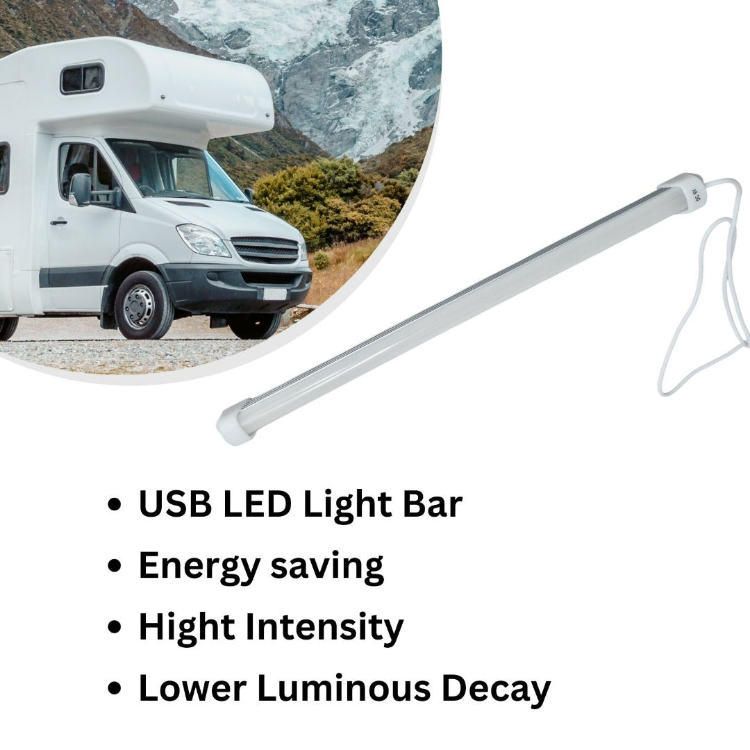LED Tube Light USB 5V DC ON/OFF/DIM Switch 353mm 5W SMD Strip Bar – Marvix