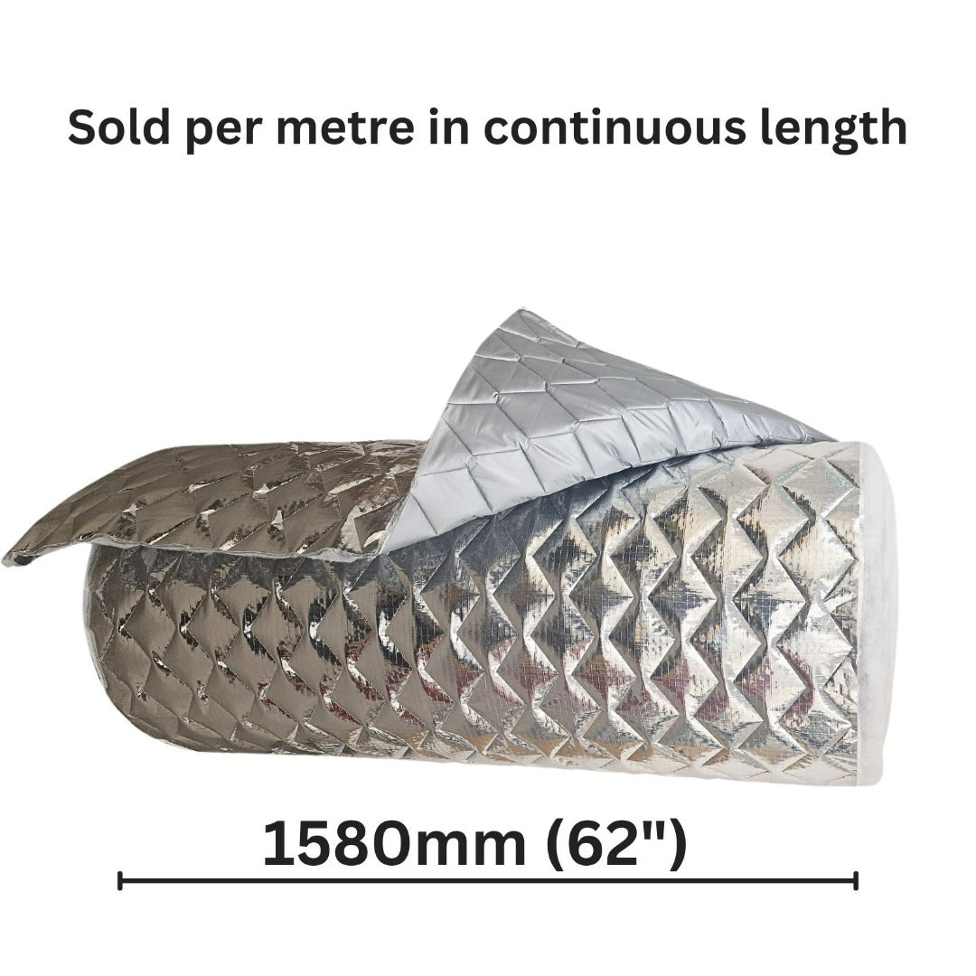 Internal Thermal Screen Material 9 Layers Quilted Insulation Blinds ...