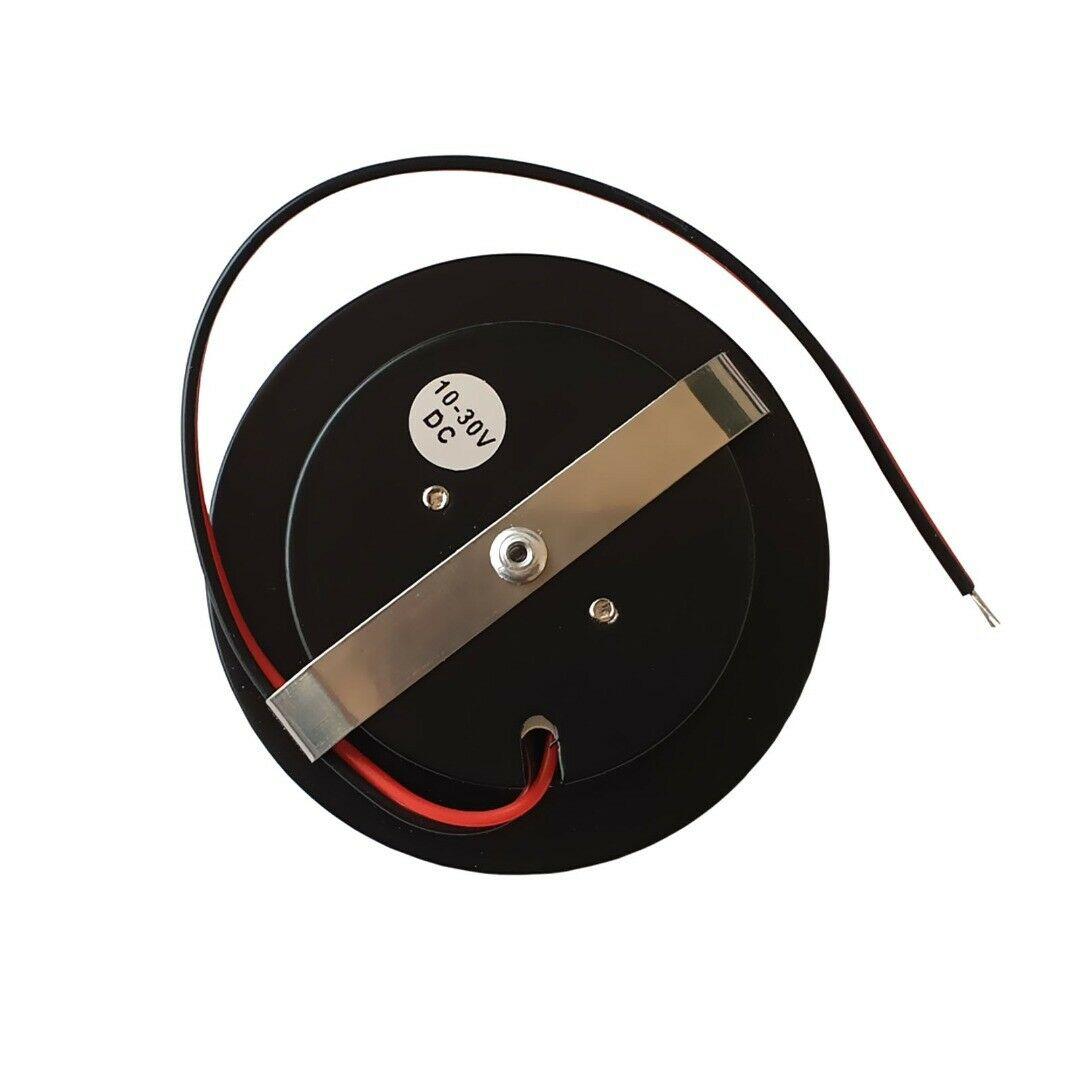 4 x LED 12V 24V Spot Lights Dimmable Caravan Boat Black Recessed Downl ...