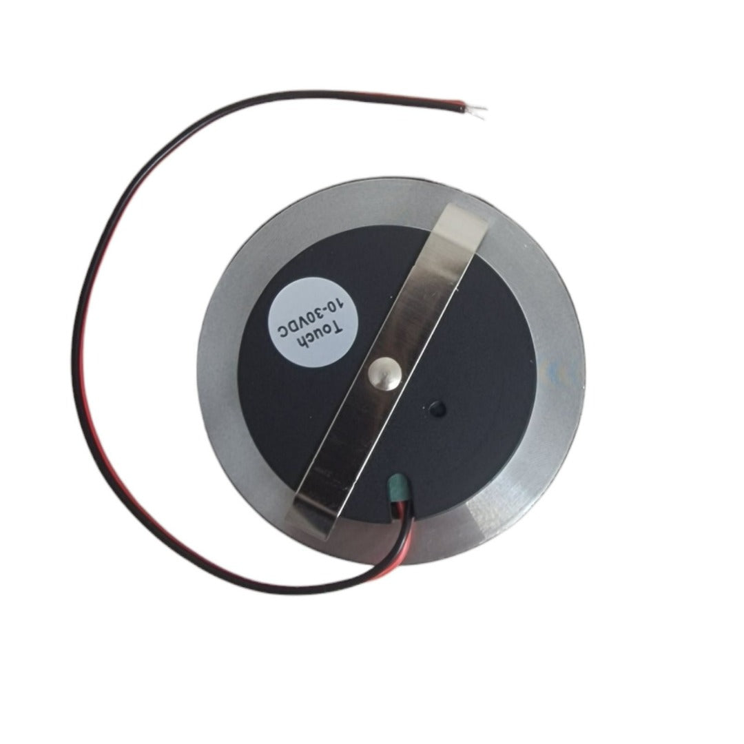 LED 12V Spot Light Touch Switch Dimmable Caravan Motorhome Boat Black ...