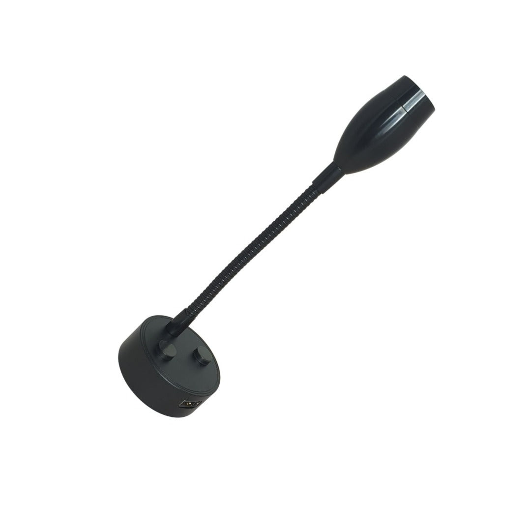 LED Flexible Reading Light 12V 24V Spotlight 3W Touch Dimmable USB – Marvix