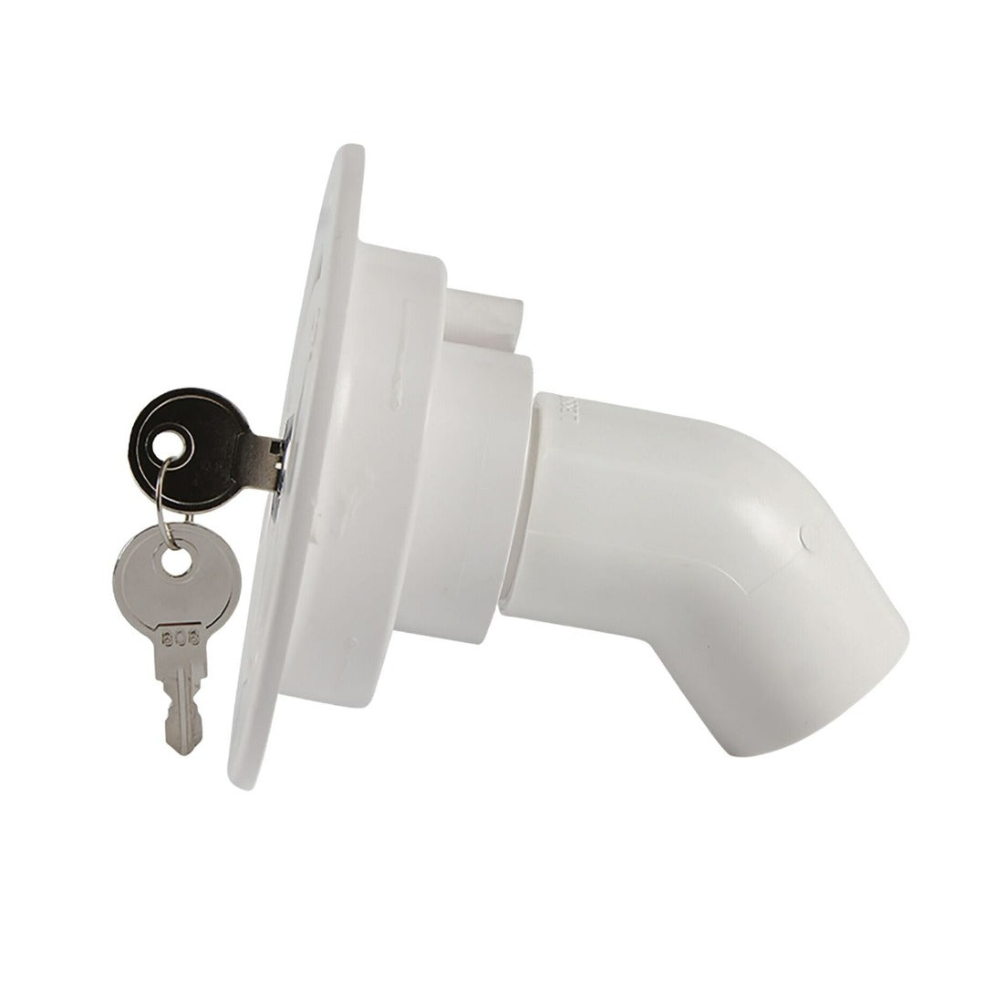 Fresh Water Tank Locking Inlet Filler Cap White – Marvix