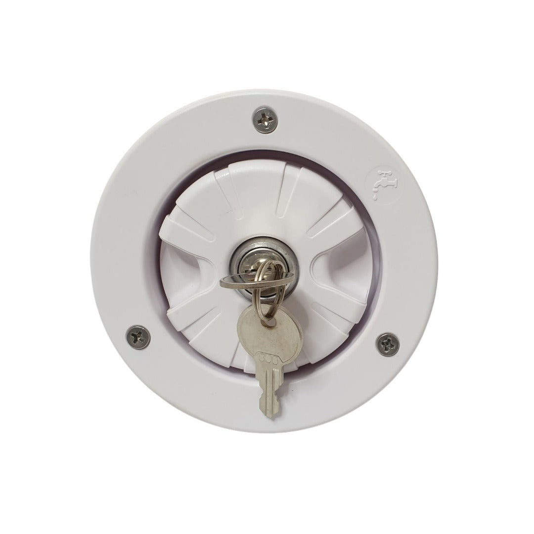 Fresh Water Tank Locking Inlet Filler Cap White – Marvix