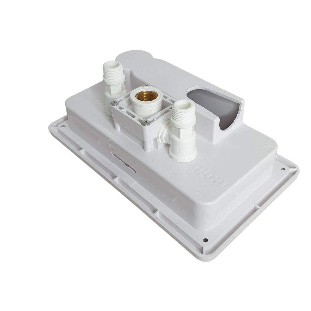 External Shower Point Water Outlet Mixer Socket & Pull Out Shower Head ...