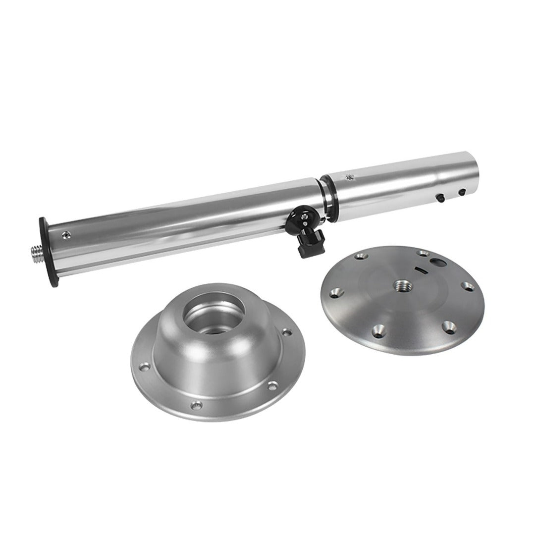 Adjustable Pedestal Table Leg Kit 550 - 710mm Chrome – Marvix