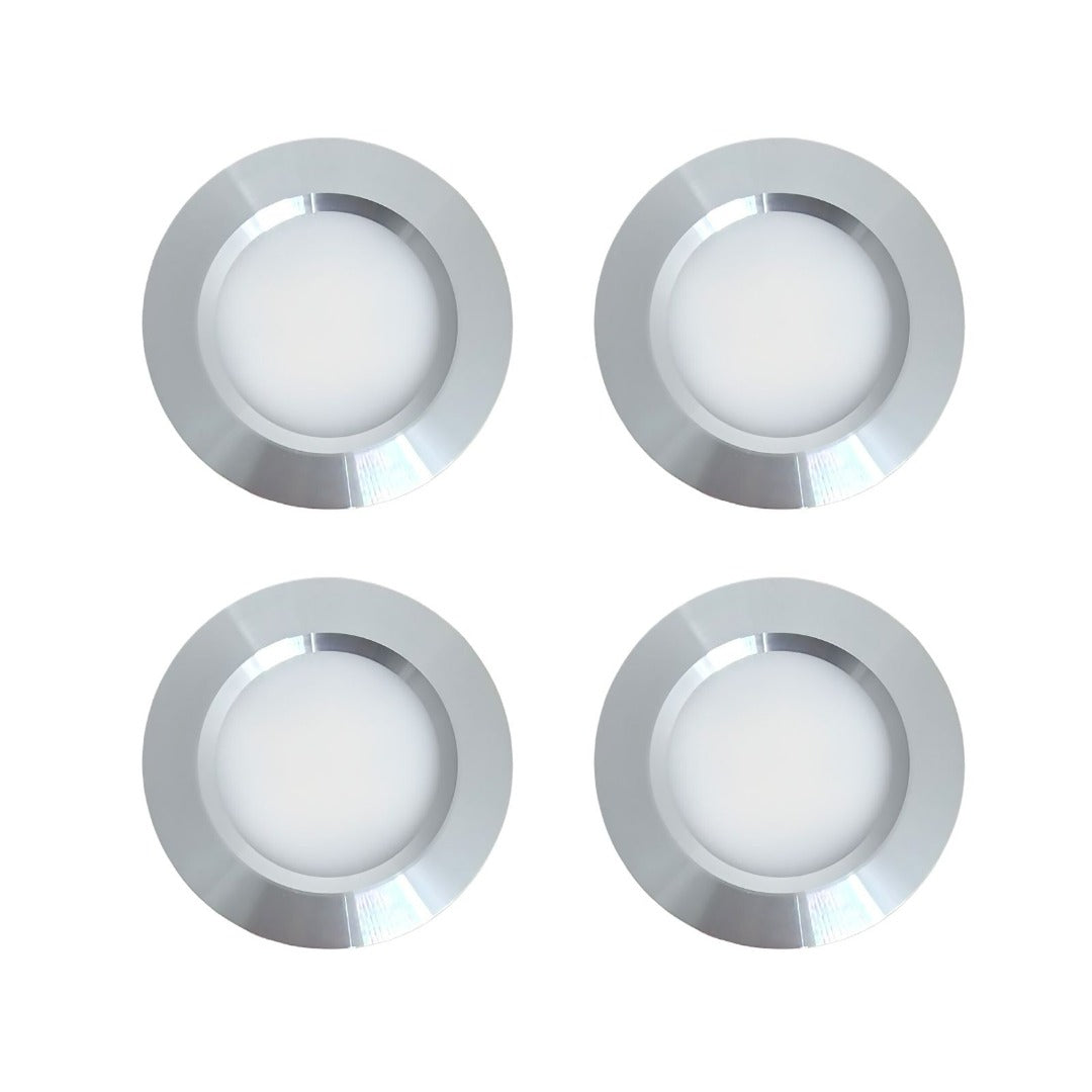 LED 12V 24V Spot Lights Dimmable 6000k Pack of 4 Recessed Downlights ...