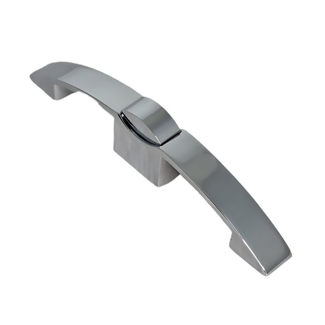 Cabinet Push Button Latch Lock Handle 128mm Chrome – Marvix
