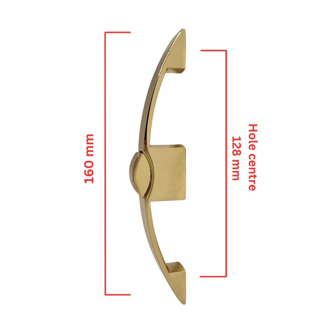 Cabinet Push Button Latch Lock Handle 128mm Catch Door Knob Gold – Marvix