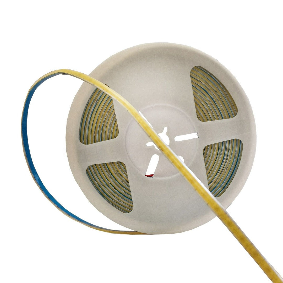 12V LED COB Flex 5M Strip Light Dimmable Waterproof Warm White – Marvix