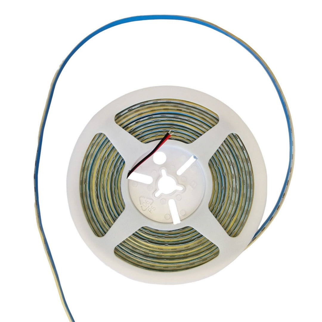 12V LED COB Flex 5M Strip Light Dimmable Waterproof Warm White – Marvix