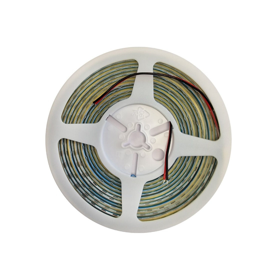 12V LED COB Flex 5M Strip Light Dimmable Waterproof IP65 Cool White ...