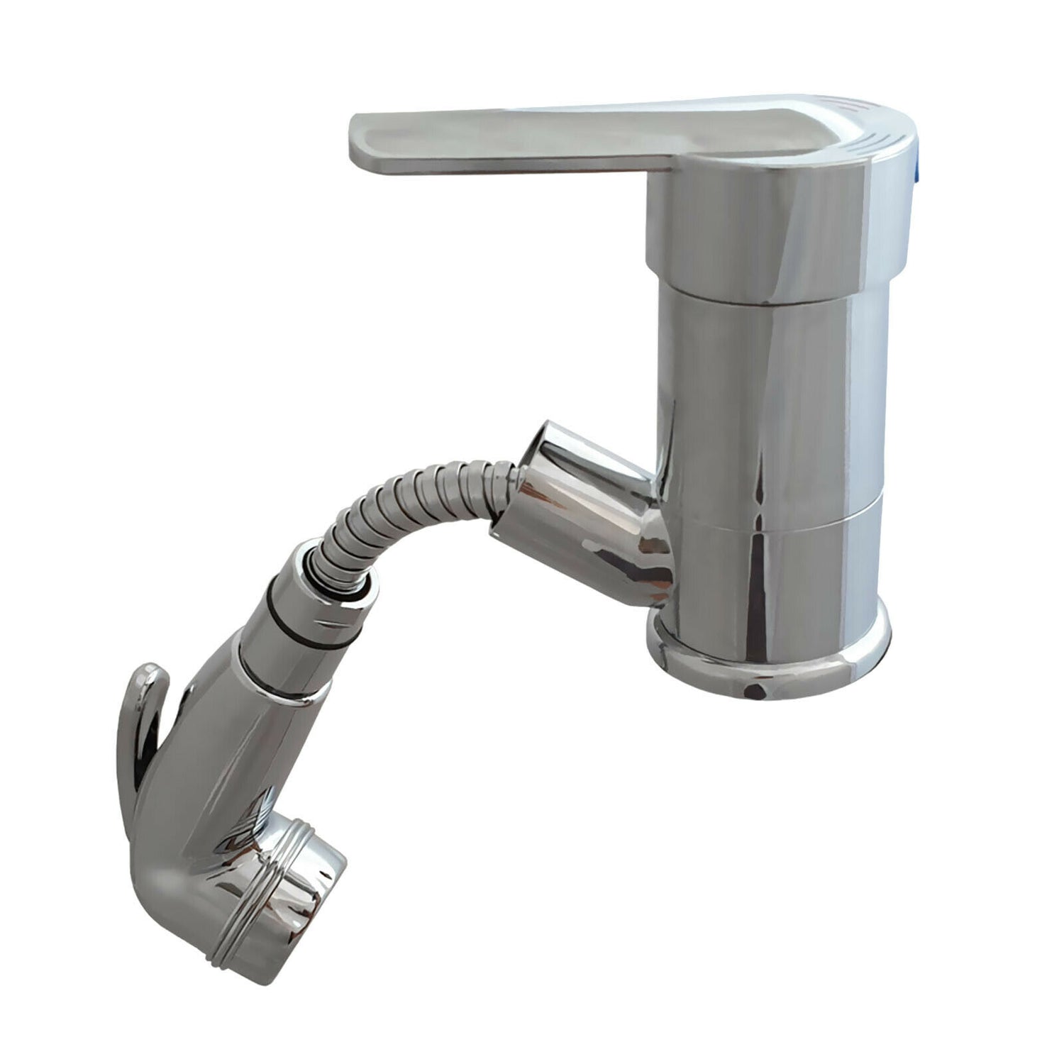 Comet Pull Out Shower Mixer Tap Micro Switched With Trigger Shower Hea ...