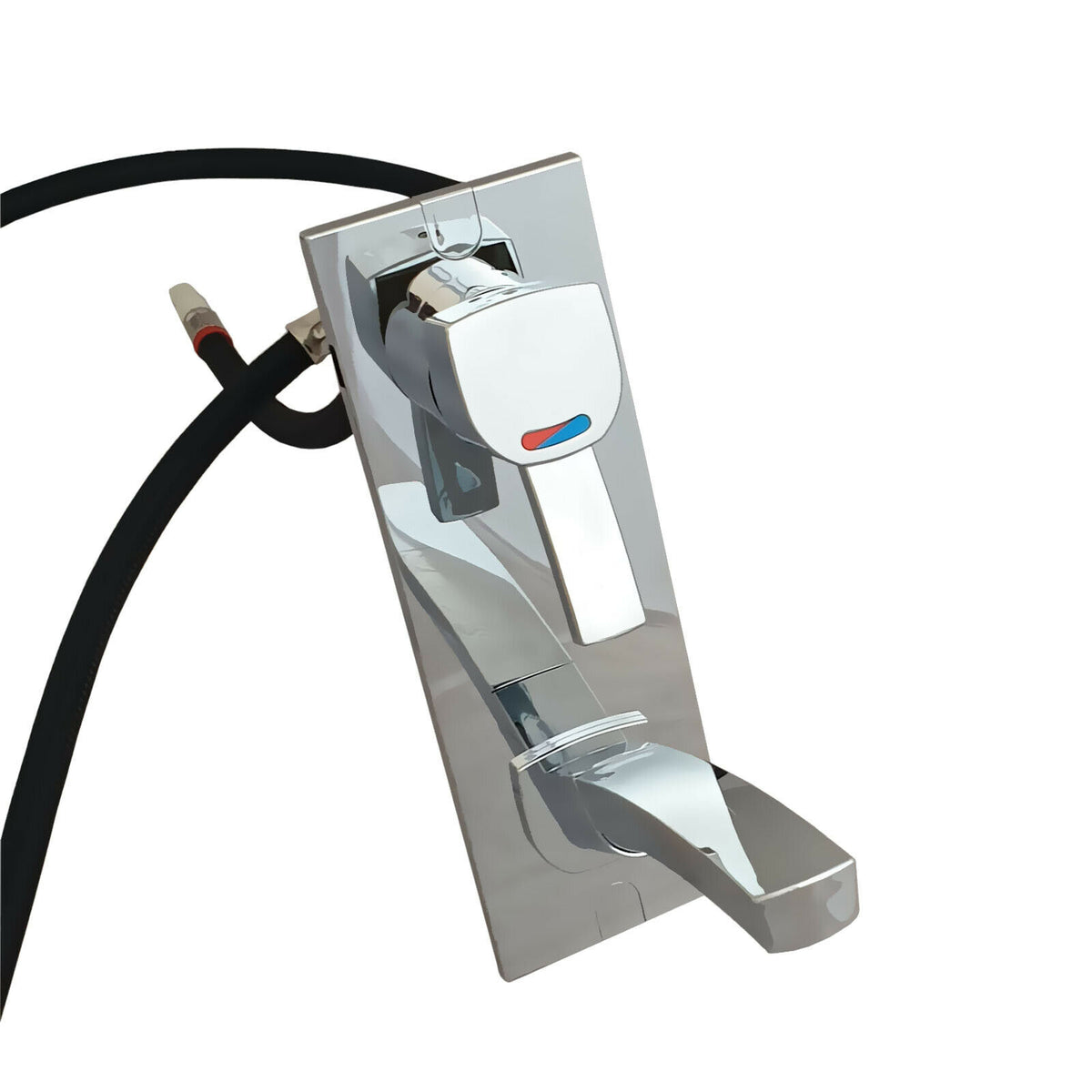 Comet Caravan Shower Mixer Wall Water Tap 12V Microswitch Pull Out Sho ...
